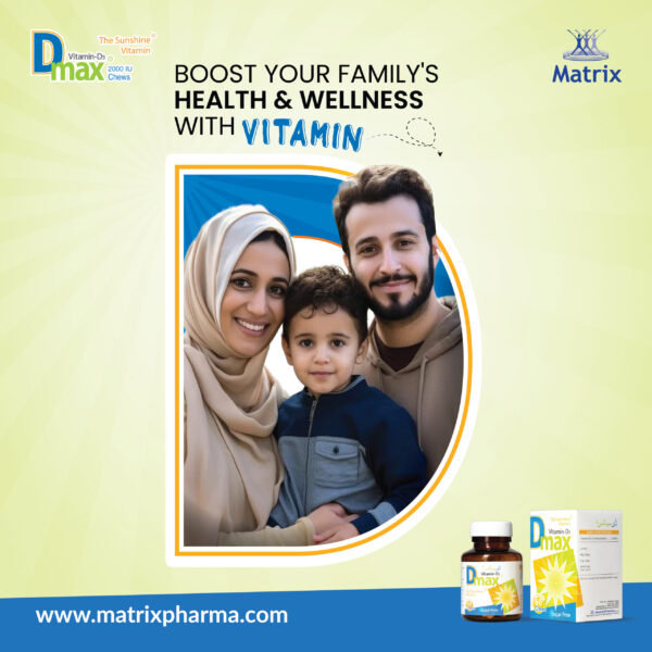 Vitamin D3 Tablet | Dmax® Chews | Matrix Pharma