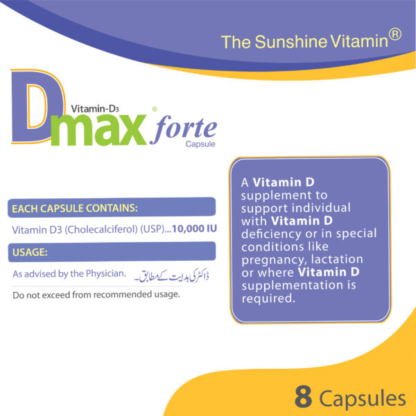 Vitamin D Capsules 10000 IU | Strong Bones & Immunity Boost