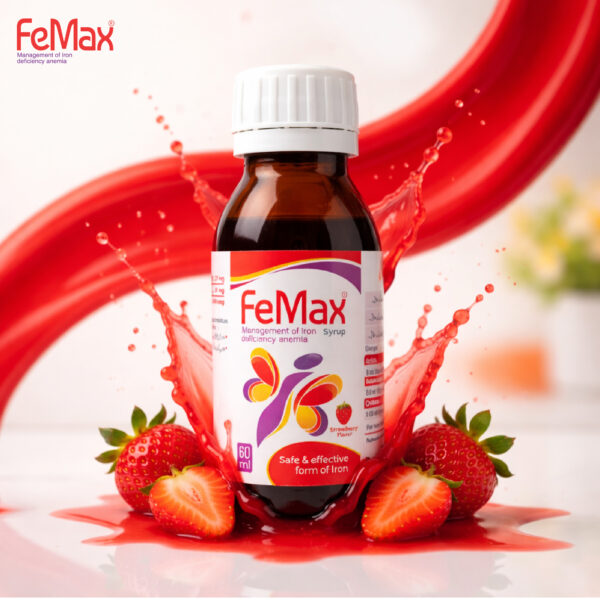 FeMax Iron Syrup for Childrens - Strawberry Flavor (60ml)